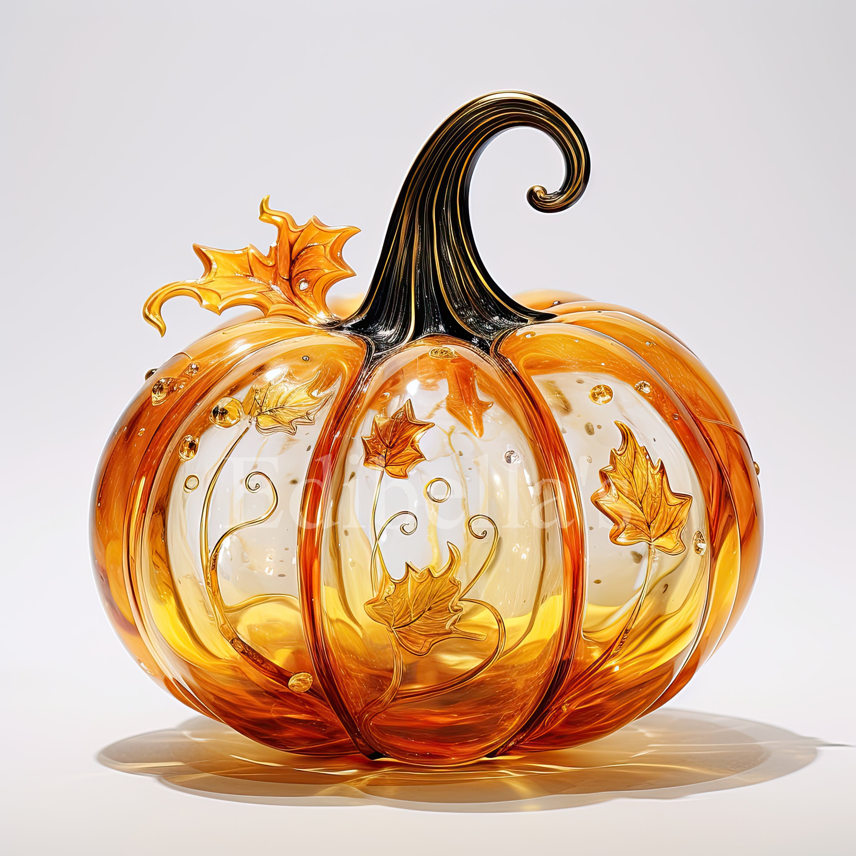 Halloween Pumpkin Digital Art | Set of 10 | Clipart Bundle | 300 DPI ...