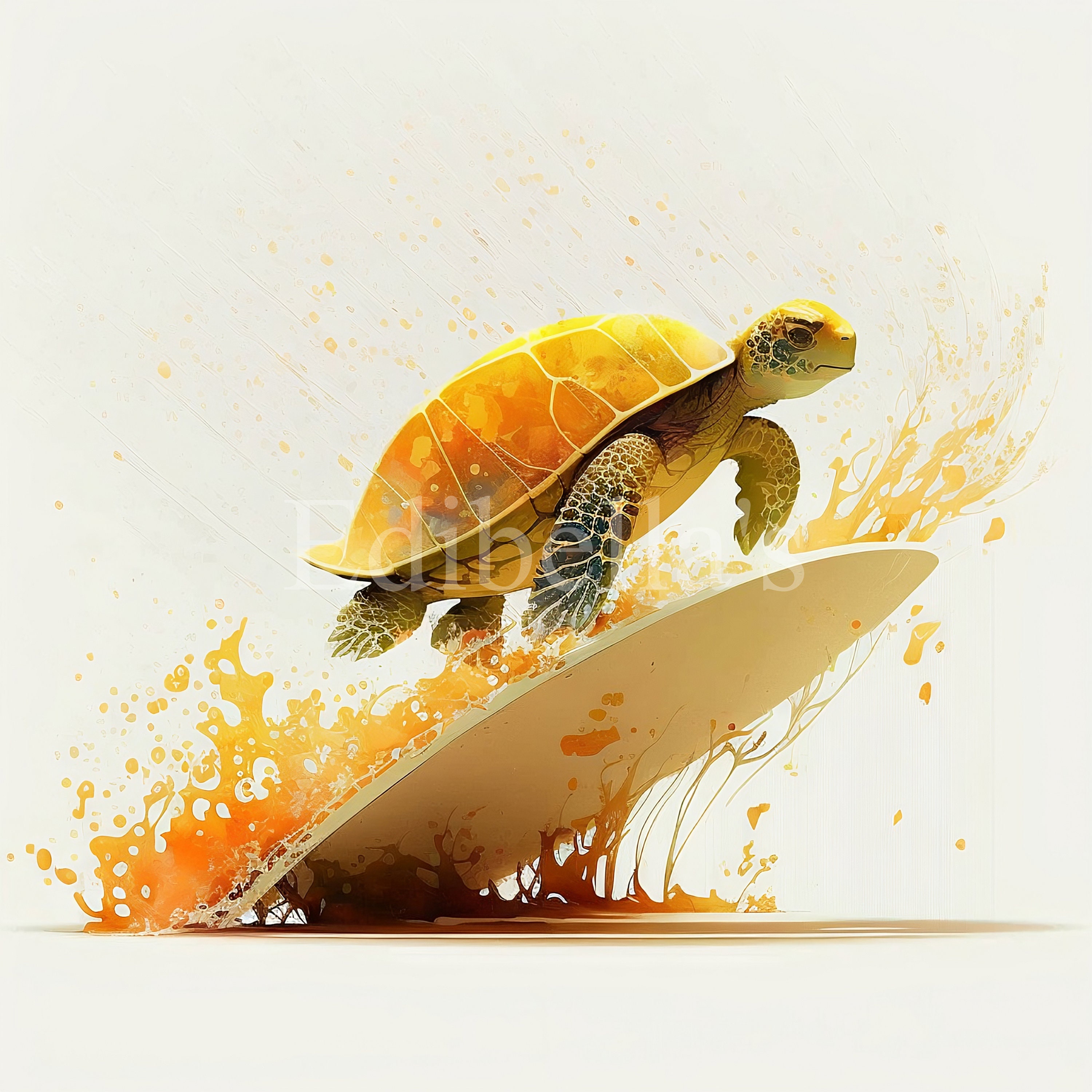 Surfboard Turtle Set of 10 Clipart Bundle High Quality - Etsy