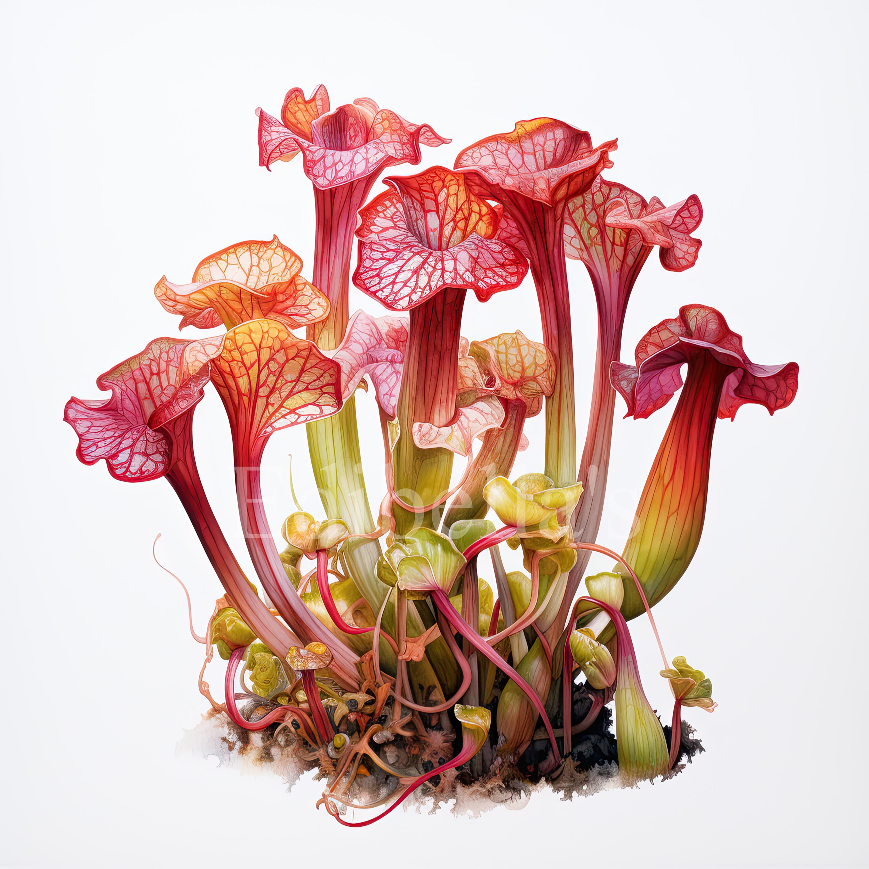 Carnivorous Plants | Set of 10 | Clipart Bundle | High Quality 300 Dpi ...