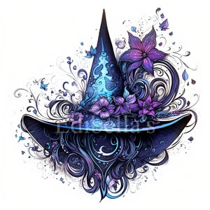 Witch's Hat | Set of 10 | Clipart Bundle | High Quality Jpegs ...