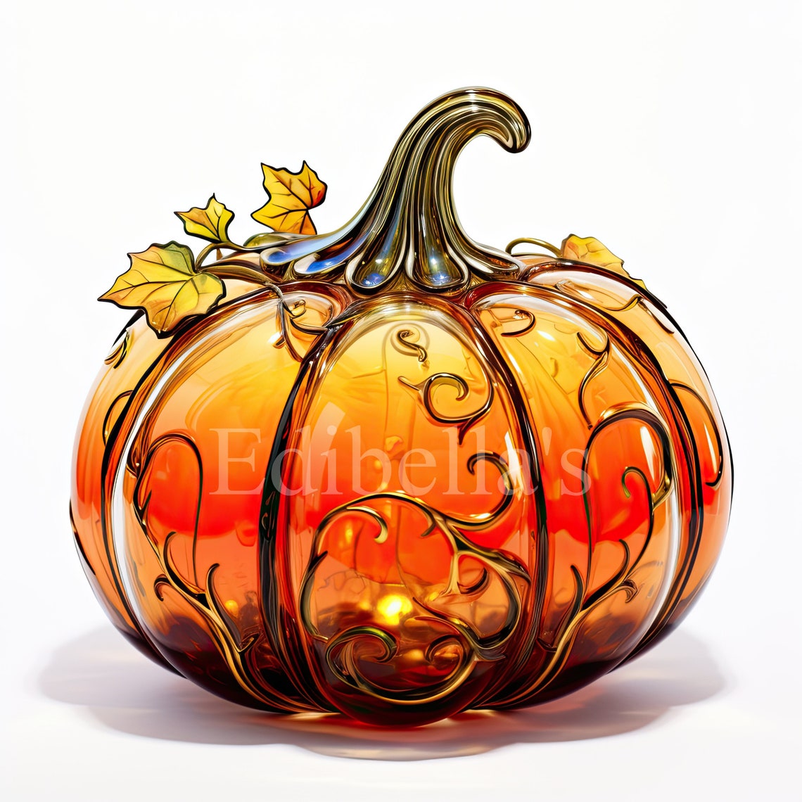 Halloween Pumpkin Digital Art | Set of 10 | Clipart Bundle | 300 DPI ...