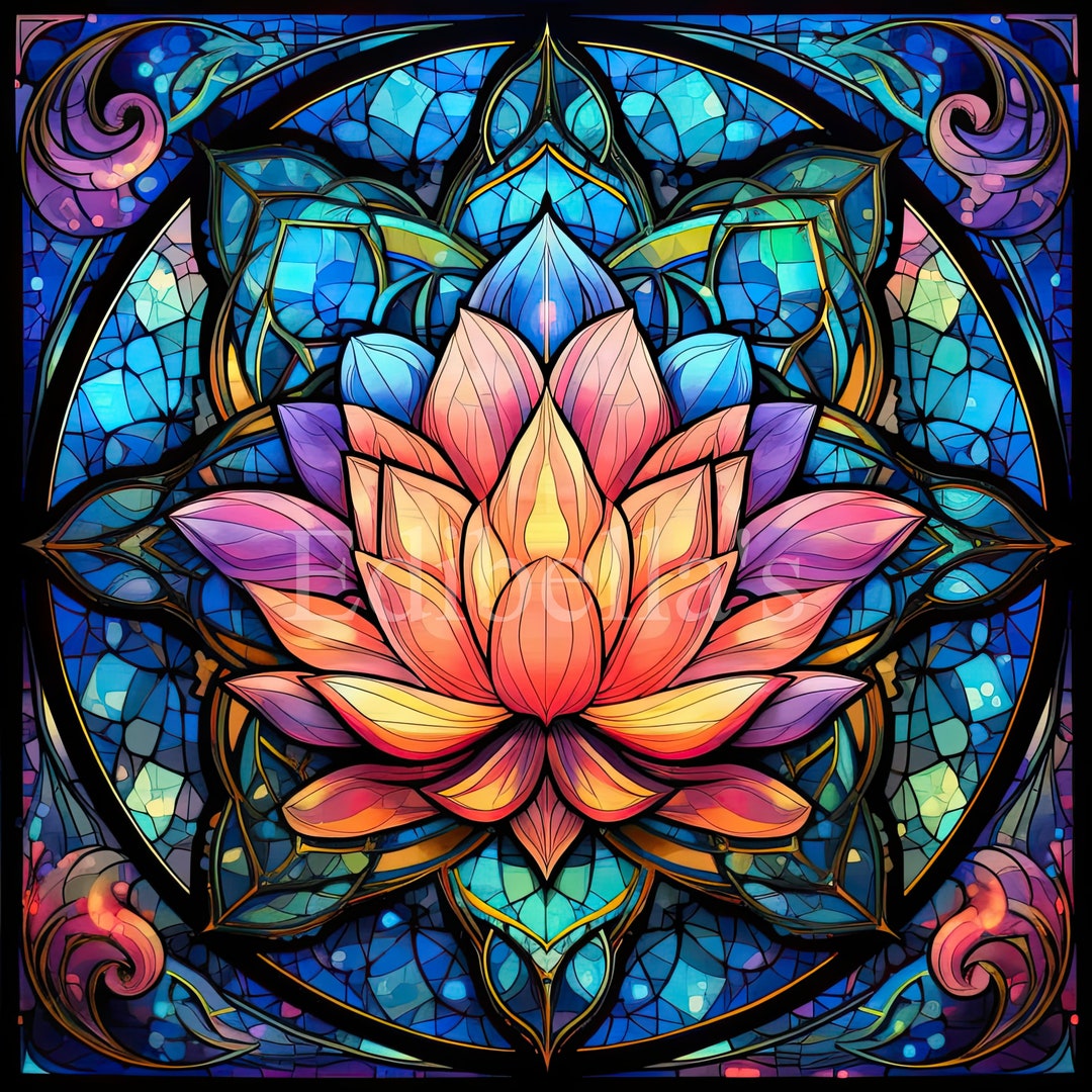 Lotus Mandala | Set of 10 | Clipart Bundle | High Quality Pngs Jpegs ...