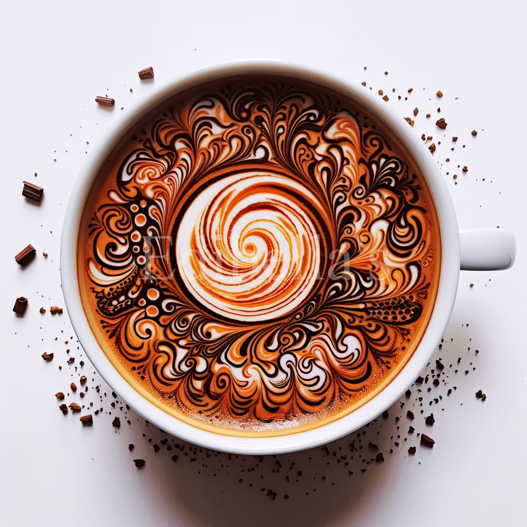 Henna Coffee Art | Set of 10 | Clipart Bundle | High Quality Jpegs and ...