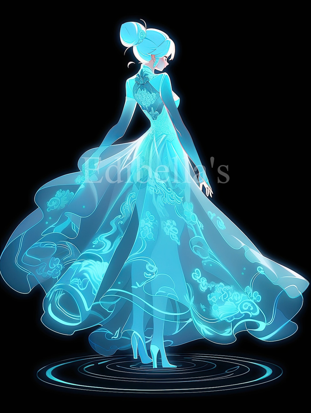 Neon Princess (9/10) | Digital Art | 72/300 DPI Jpegs | 3712 X 4928 ...