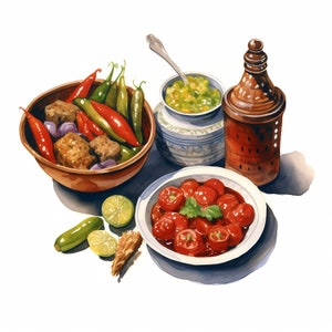 African Food | Set of 10 | Clipart Bundle | High Quality Jpegs ...