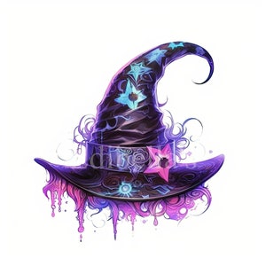 Witch's Hat | Set of 10 | Clipart Bundle | High Quality Jpegs ...