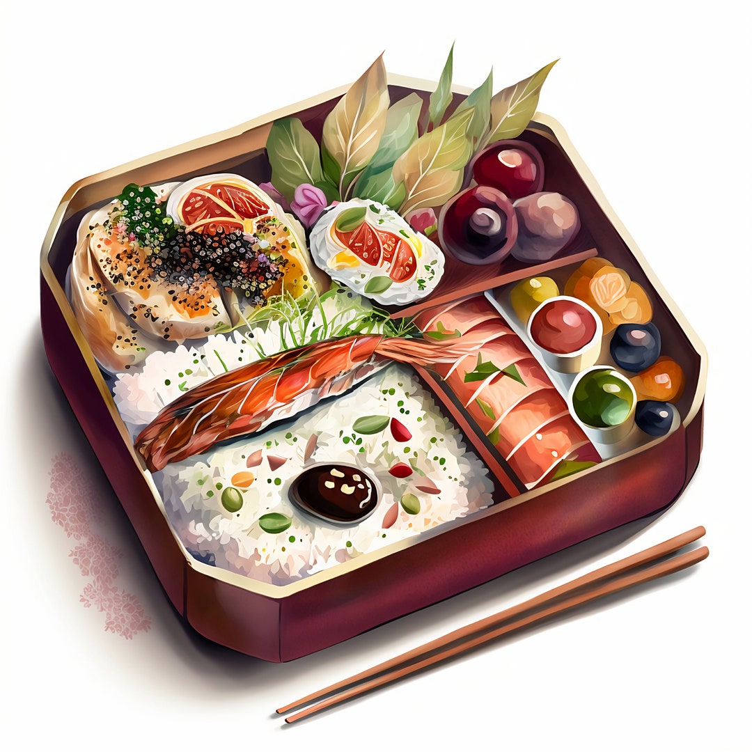 Bento Box Set of 10 Clipart Bundle High Quality Jpegs Digital Download ...