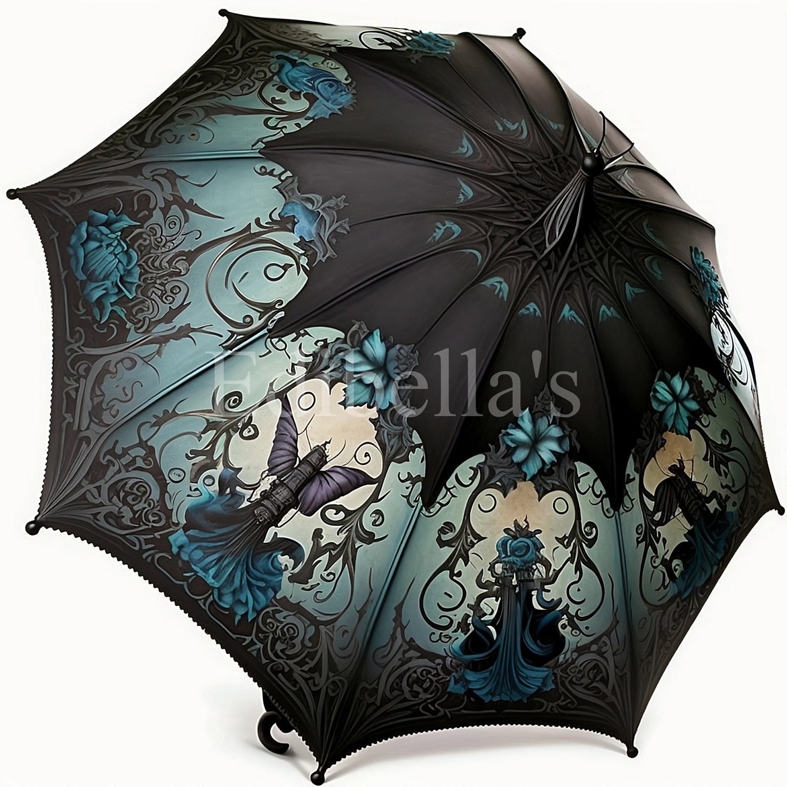 Gothic Umbrella | Set of 10 | Clipart Bundle | High Quality Jpegs ...