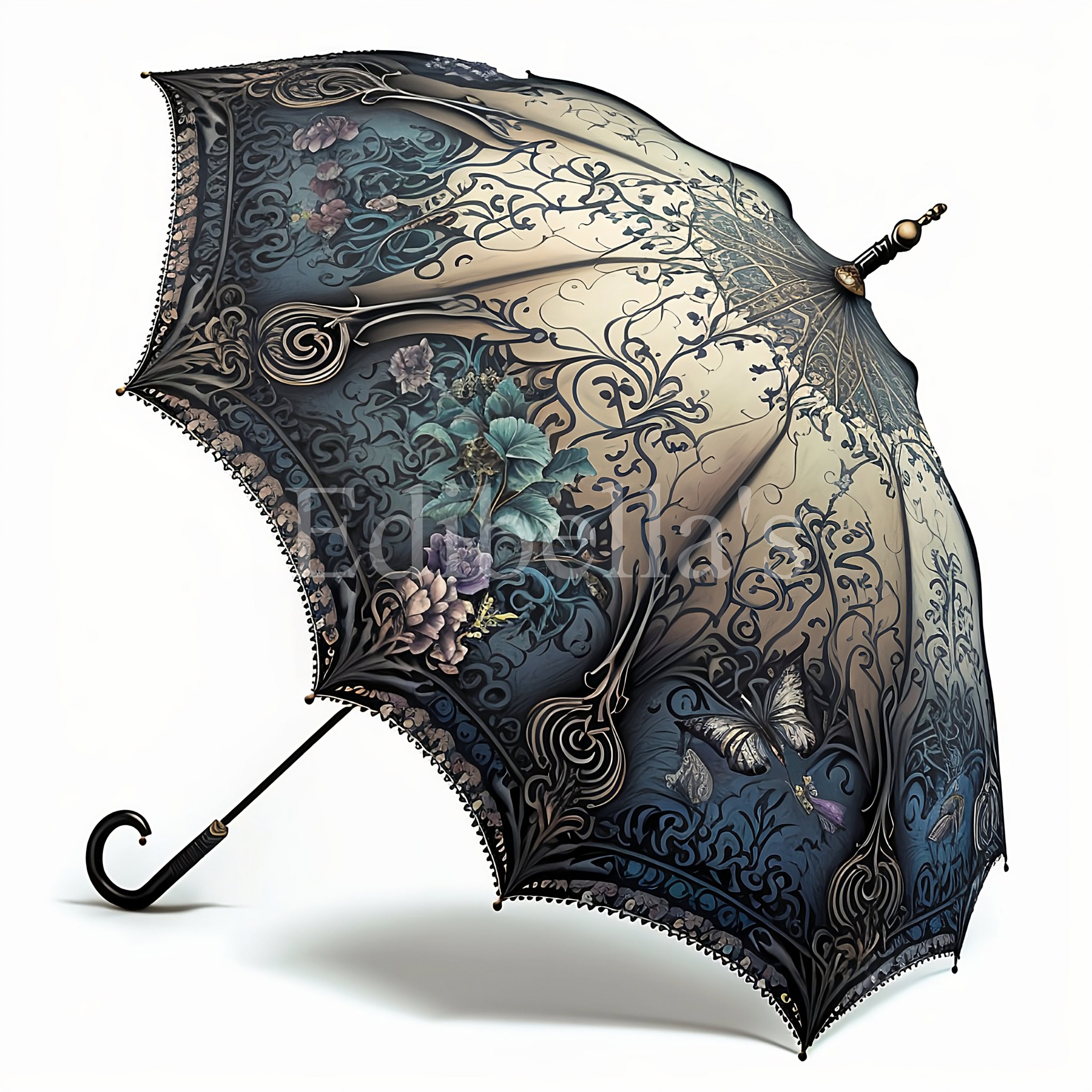Gothic Umbrella | Set of 10 | Clipart Bundle | High Quality Jpegs ...