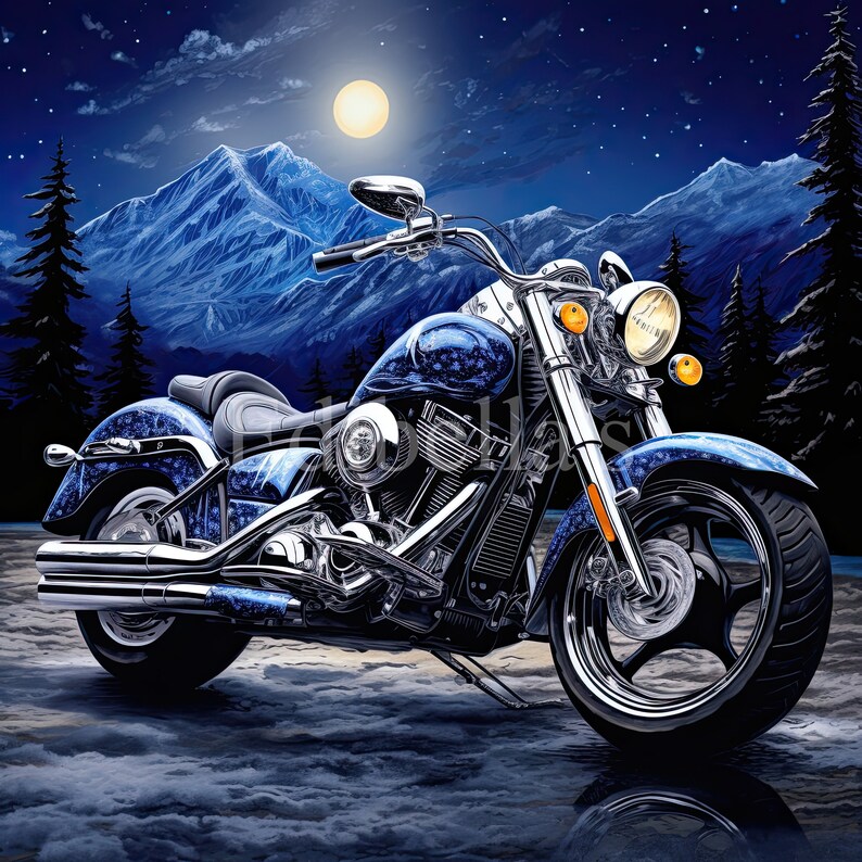 Motorcycle Set of 10 Hi Res 300 DPI Jpgs and Pngs - Etsy