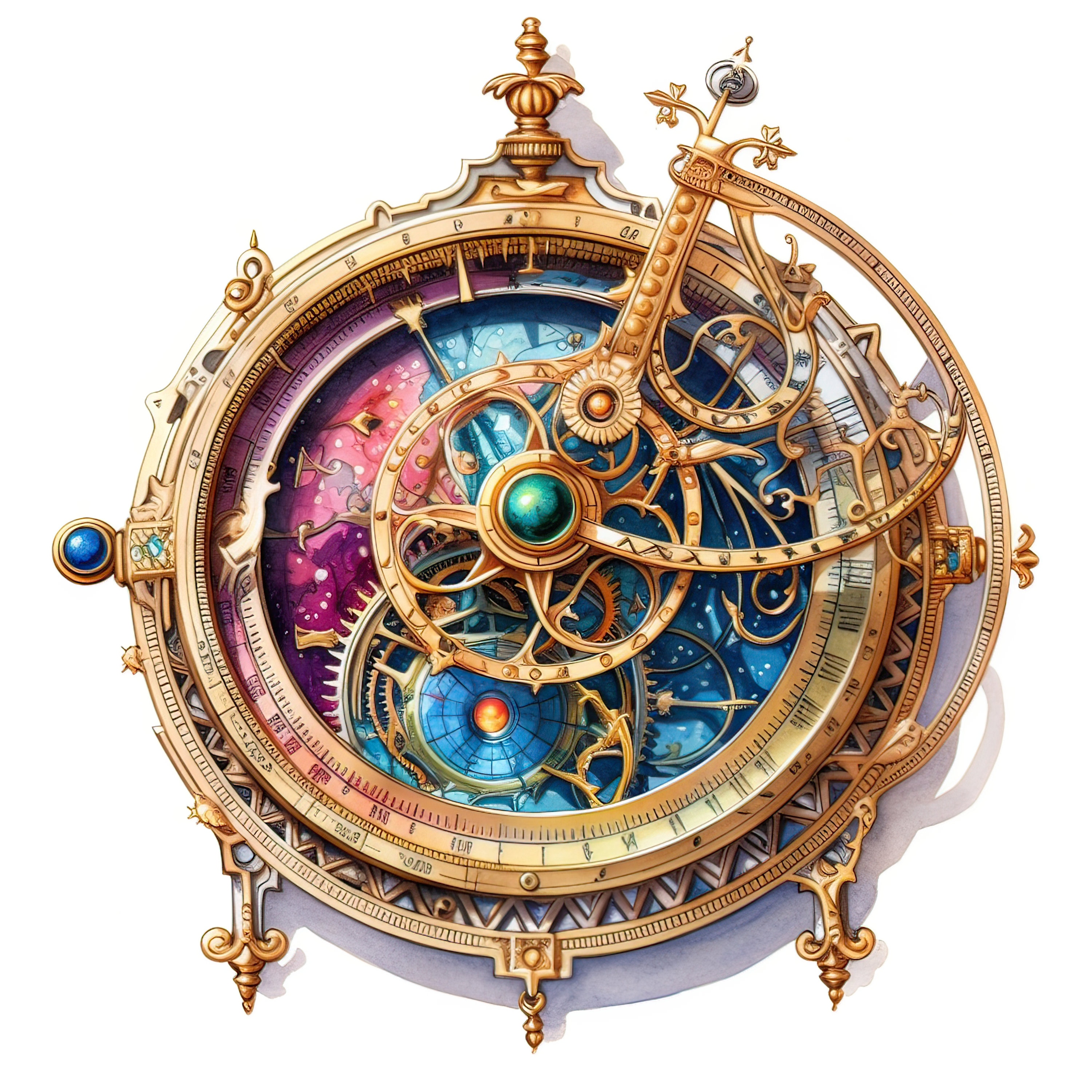 Astrolabe Set of 10 Clipart Bundle High Quality Jpegs - Etsy