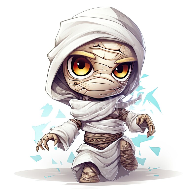 Cute Mummy | Set of 10 | Clipart Bundle | Hi Res 300 DPI Jpegs and ...