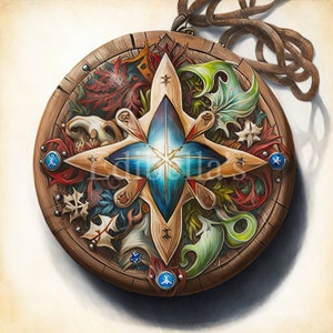 Wooden Talisman | Set of 10 | Clipart Bundle | High Quality Jpegs ...