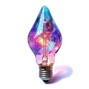 Gemstone Light Bulb | Set of 10 | Clipart Bundle | High Quality Jpegs ...