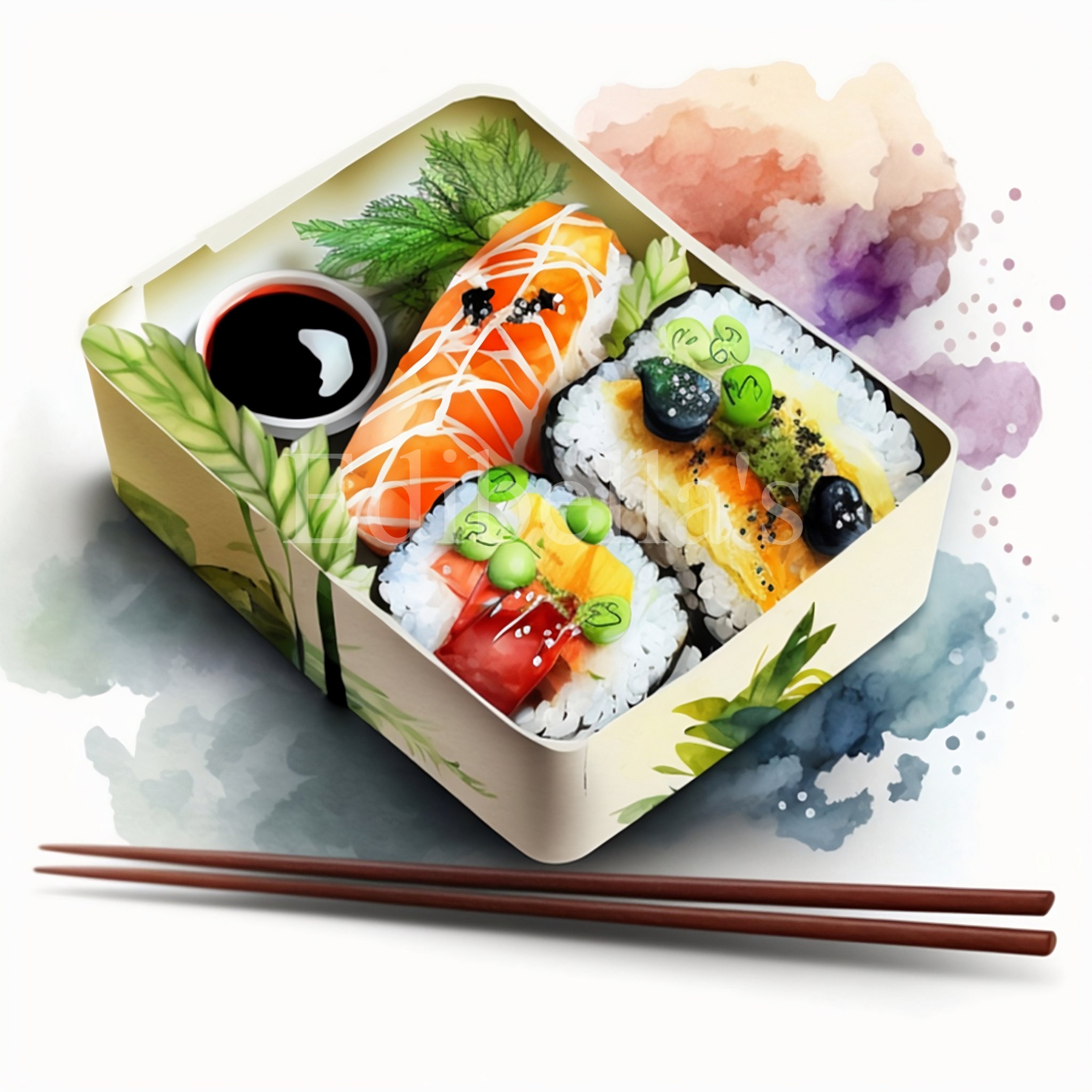 Bento Box Set of 10 Clipart Bundle High Quality Jpegs - Etsy