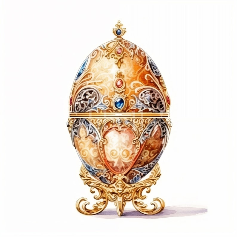 Faberge Egg Set of 10 Clipart Bundle High Quality Jpegs - Etsy