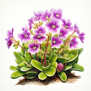 Carnivorous Plants | Set of 10 | Clipart Bundle | High Quality 300 Dpi ...