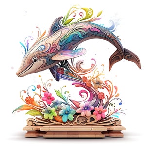 Dolphin | Set of 10 | Clipart Bundle | High Quality 300 Dpi Jpegs and ...