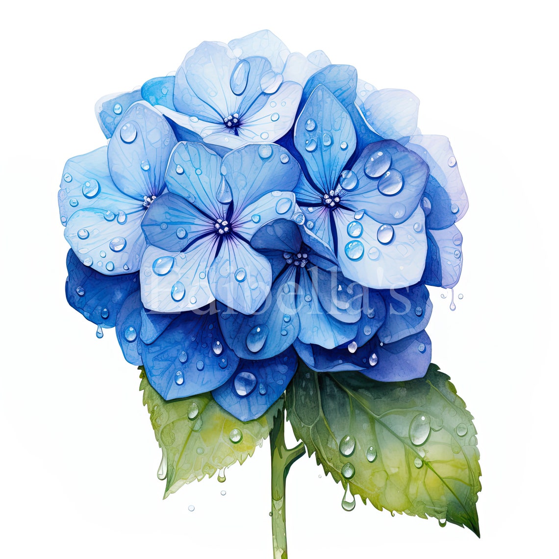 Hydrangea | Set of 10 | Clipart Bundle | 300 DPI Jpegs | 300 DPI ...