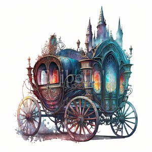 Gothic Carriage | Set of 10 | Clipart Bundle | High Quality Jpegs ...