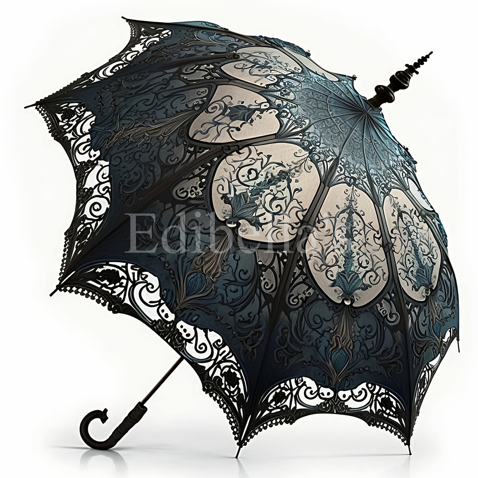 Gothic Umbrella | Set of 10 | Clipart Bundle | High Quality Jpegs ...