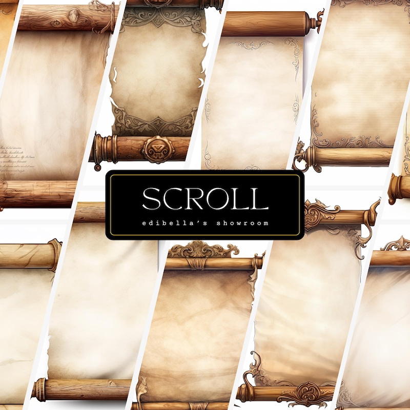 Parchment Scroll - Etsy