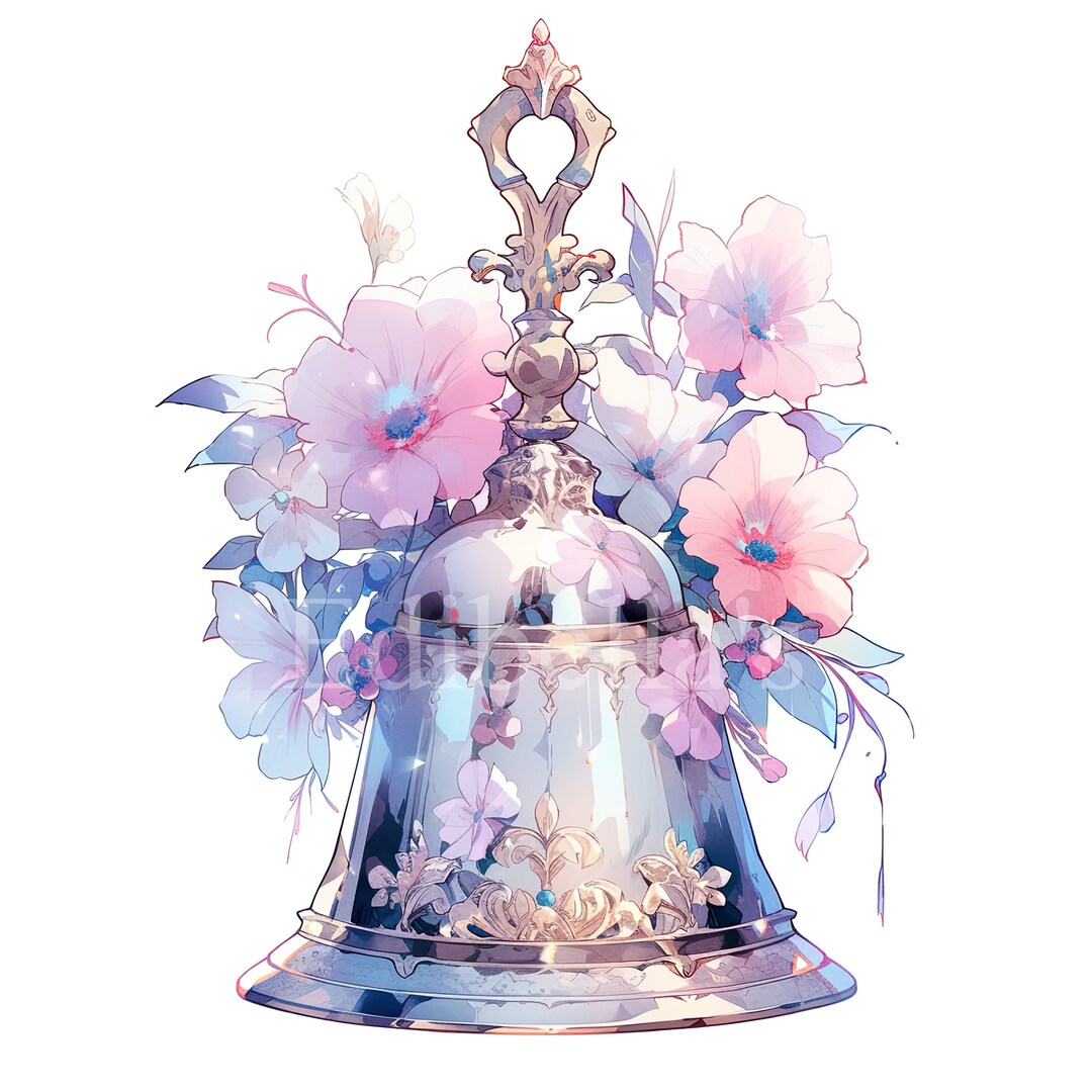 Floral Bell | Set of 10 | Clipart Bundle | High Quality Jpegs ...
