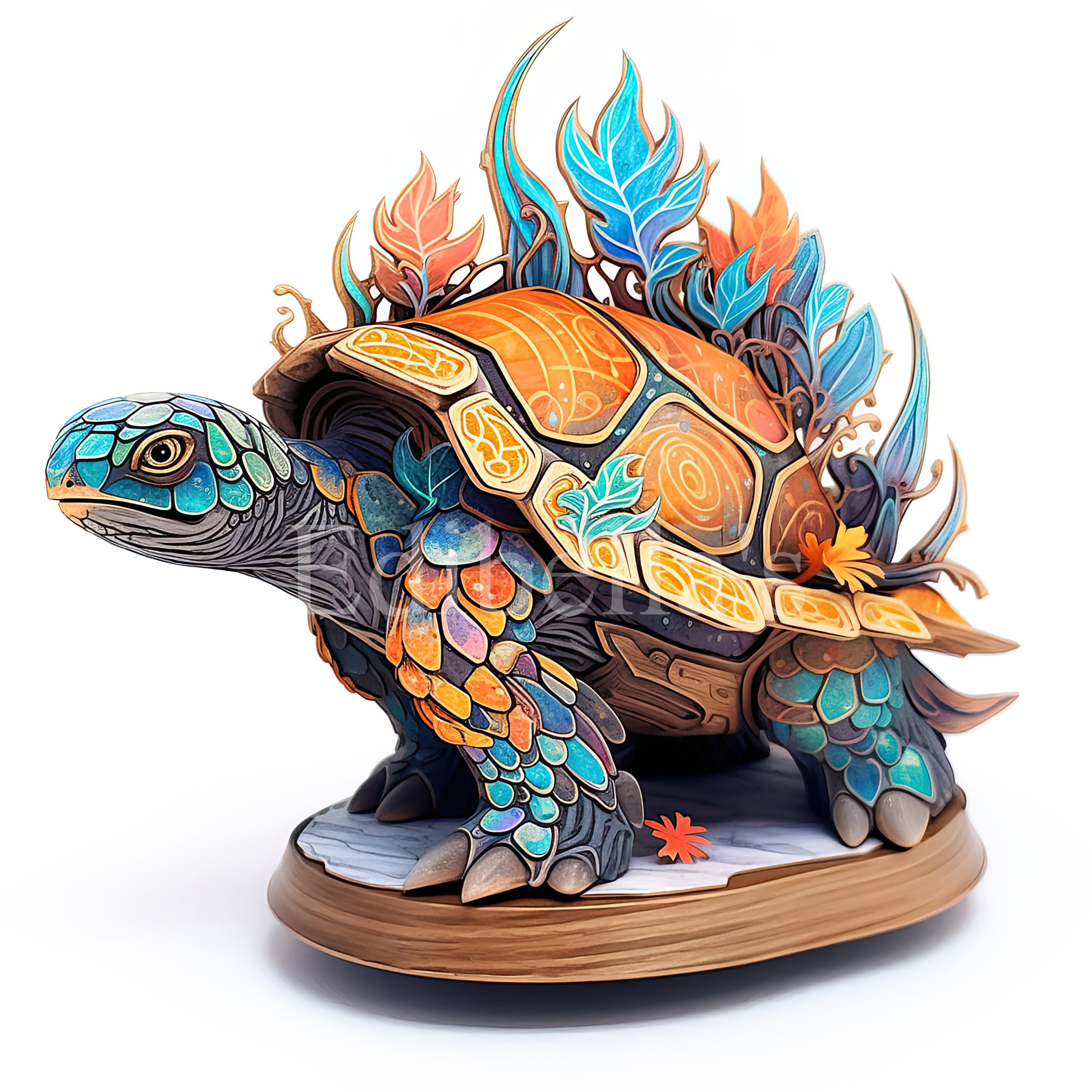 Ornate Turtle Set of 10 Clipart Bundle High Quality 300 - Etsy