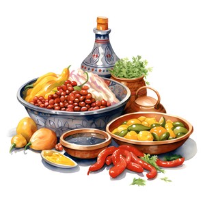 African Food | Set of 10 | Clipart Bundle | High Quality Jpegs ...