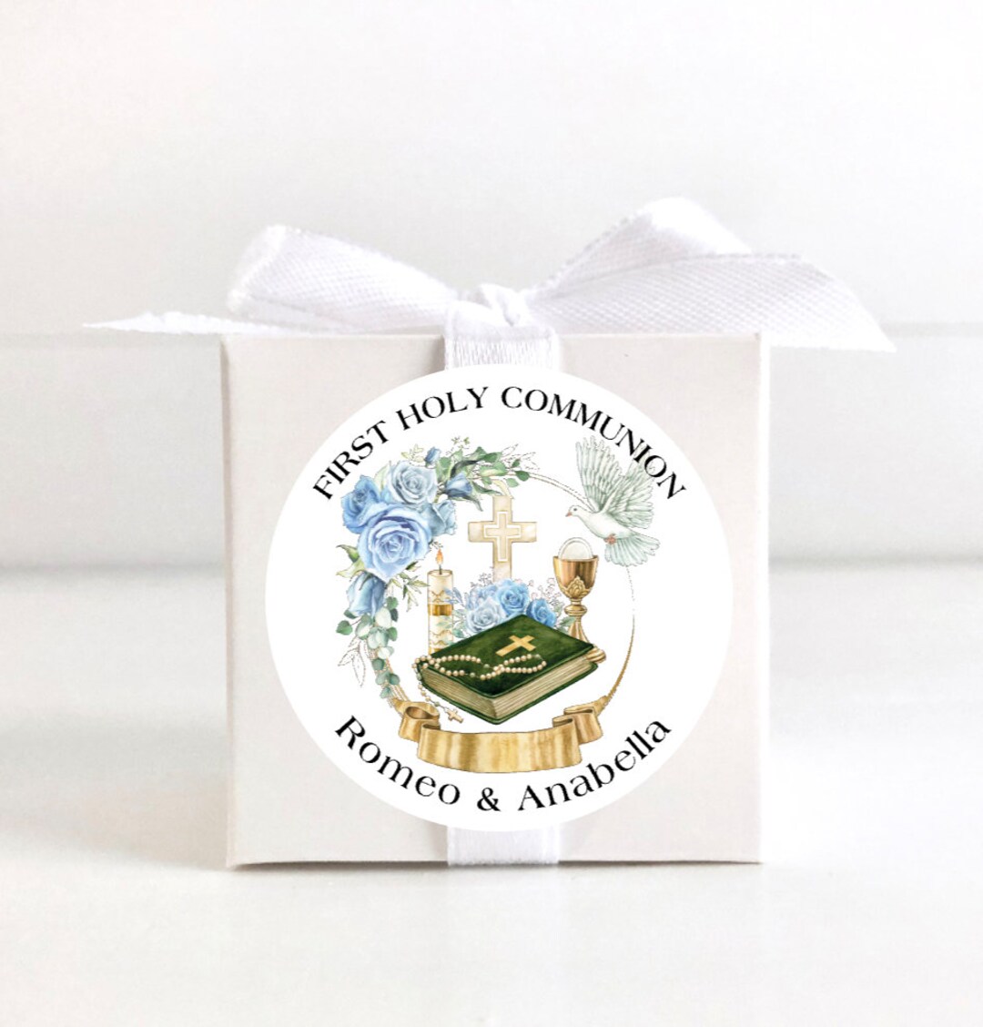 Printed Boys 1st Holy Communion Favor Stickers/holy Communion Favor ...