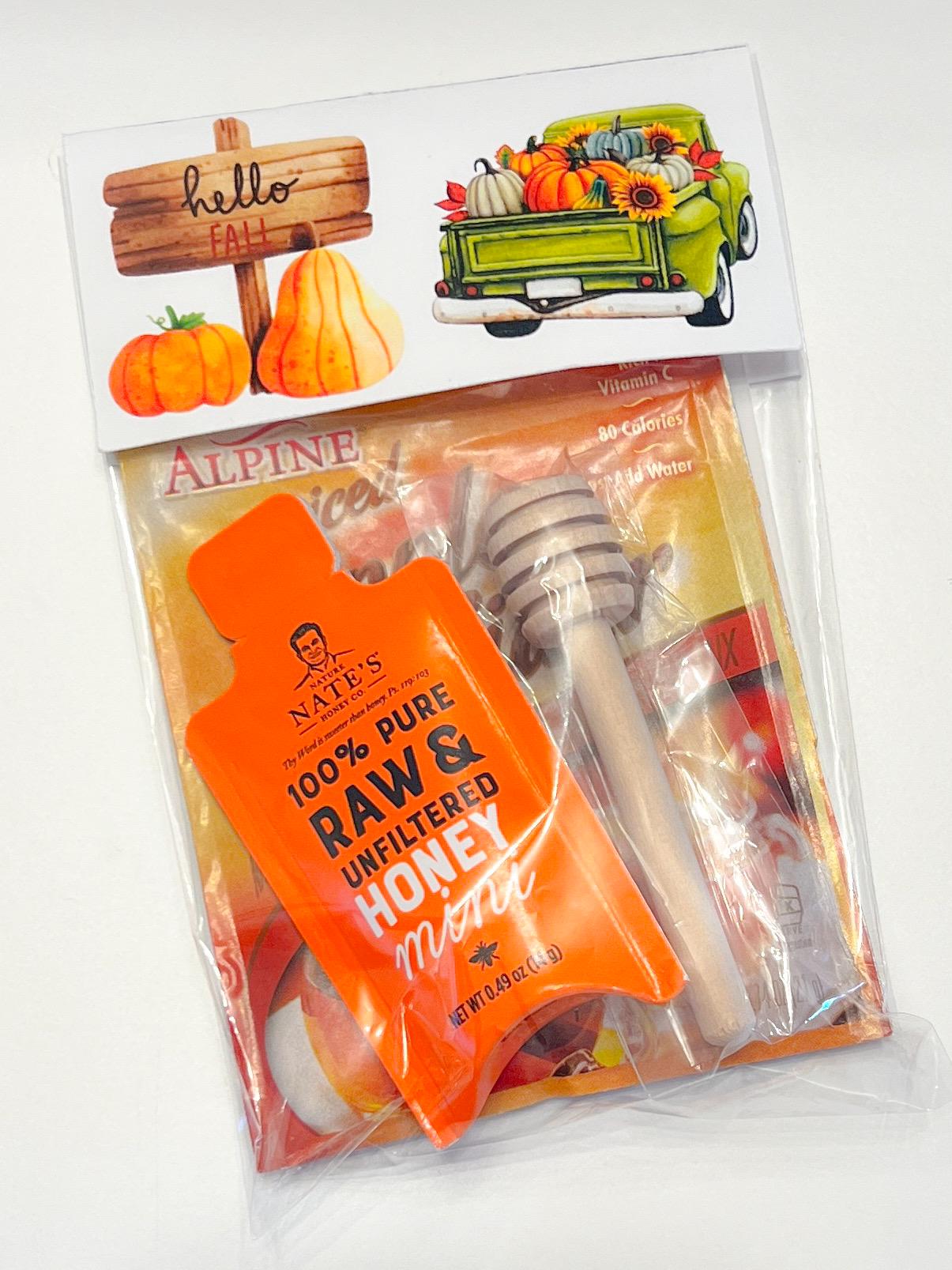 Printed Autumn Fall Treat Bag Topper,treat Tag and Bags, Fall Treat ...