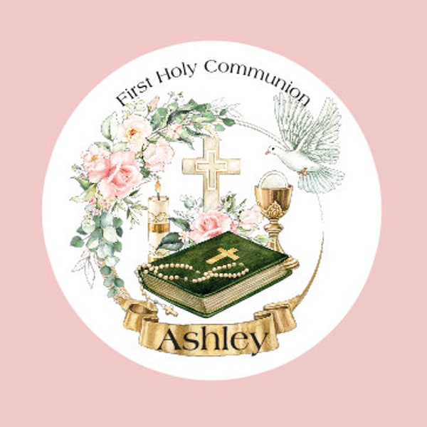 Communion Labels - Etsy