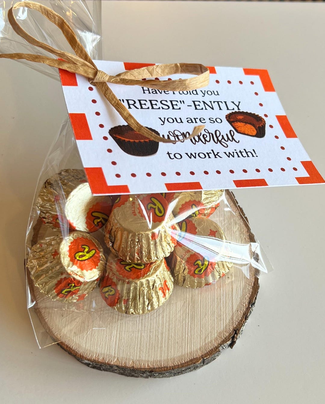 Set of 10 REESE-ENTLY Gift Tags,appreciation Tags,reese Treat Bag Tag ...
