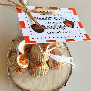 Set of 10 REESE-ENTLY Gift Tags,appreciation Tags,reese Treat Bag Tag ...