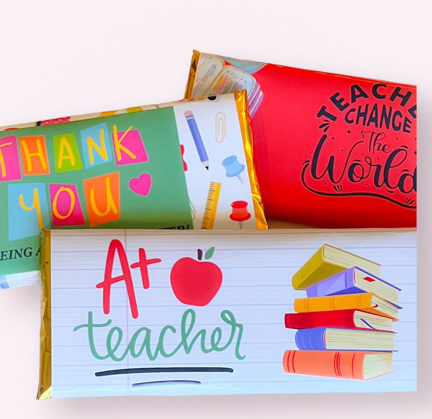 Set of 12 Hershey's Chocolate Bars,teacher Appreciation,thank You ...