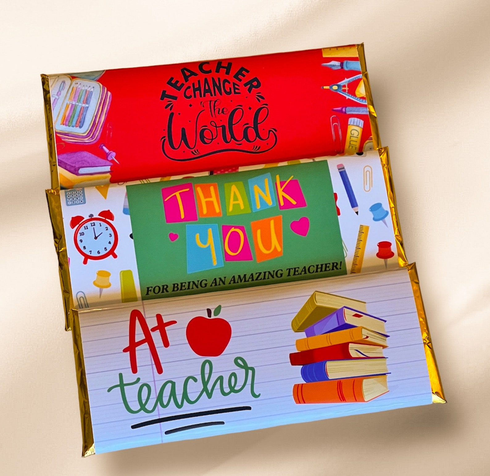 Set of 12 Hershey's Chocolate Bars,teacher Appreciation,thank You ...