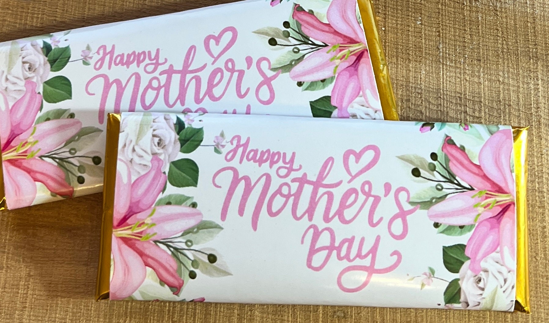 Set of 12 Hershey's Mother's Day Chocolate Bars,floral Theme,happy ...