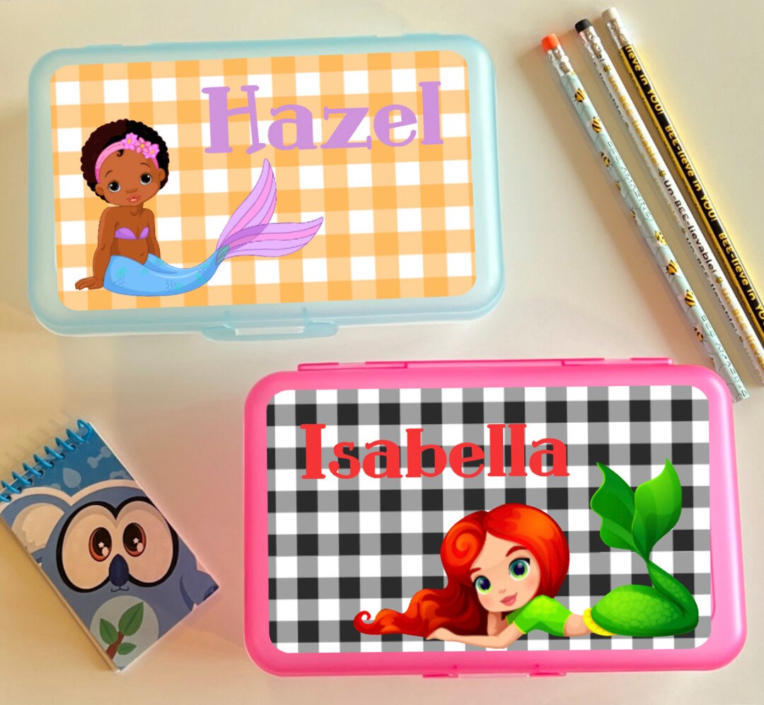 Personalized Pencil Box,school Pencil Box,back to School,girls Pencil ...