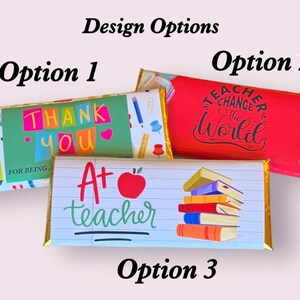 Set of 12 Hershey's Chocolate Bars,teacher Appreciation,thank You ...