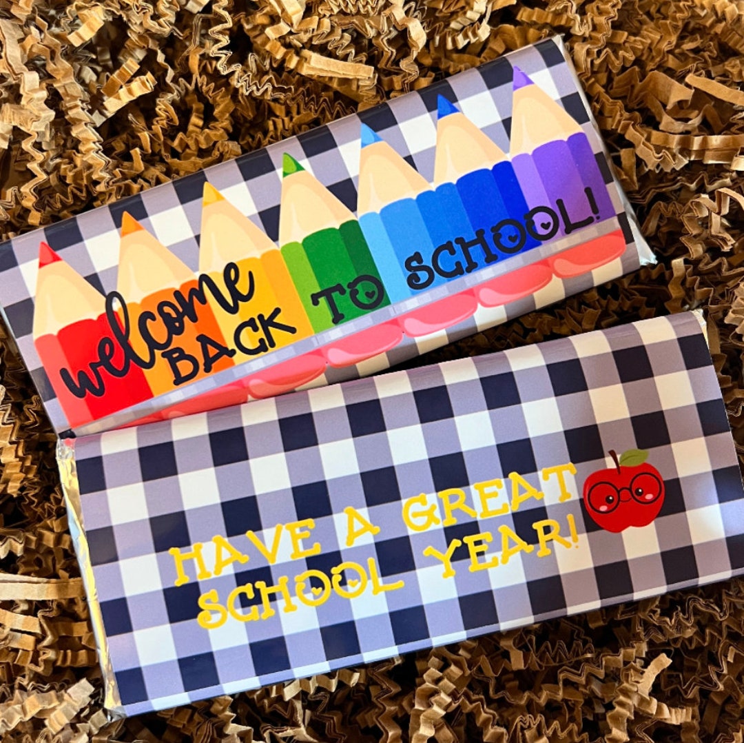 Set of 12 Hershey's Chocolate Bars,welcome Back to School,back to ...