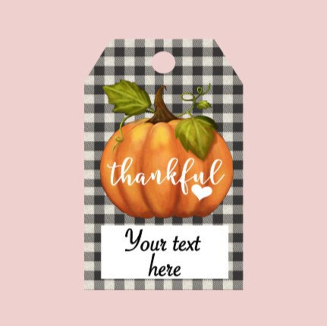 SET OF 8 Autumn Gift Tags, Fall Season Gift Tag, Personalized Tag - Etsy
