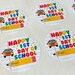 Happy First Day of School Stickers, Back to School Stickers, Back to ...