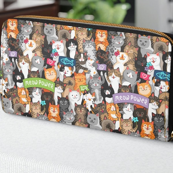 Cat Wallet - Etsy