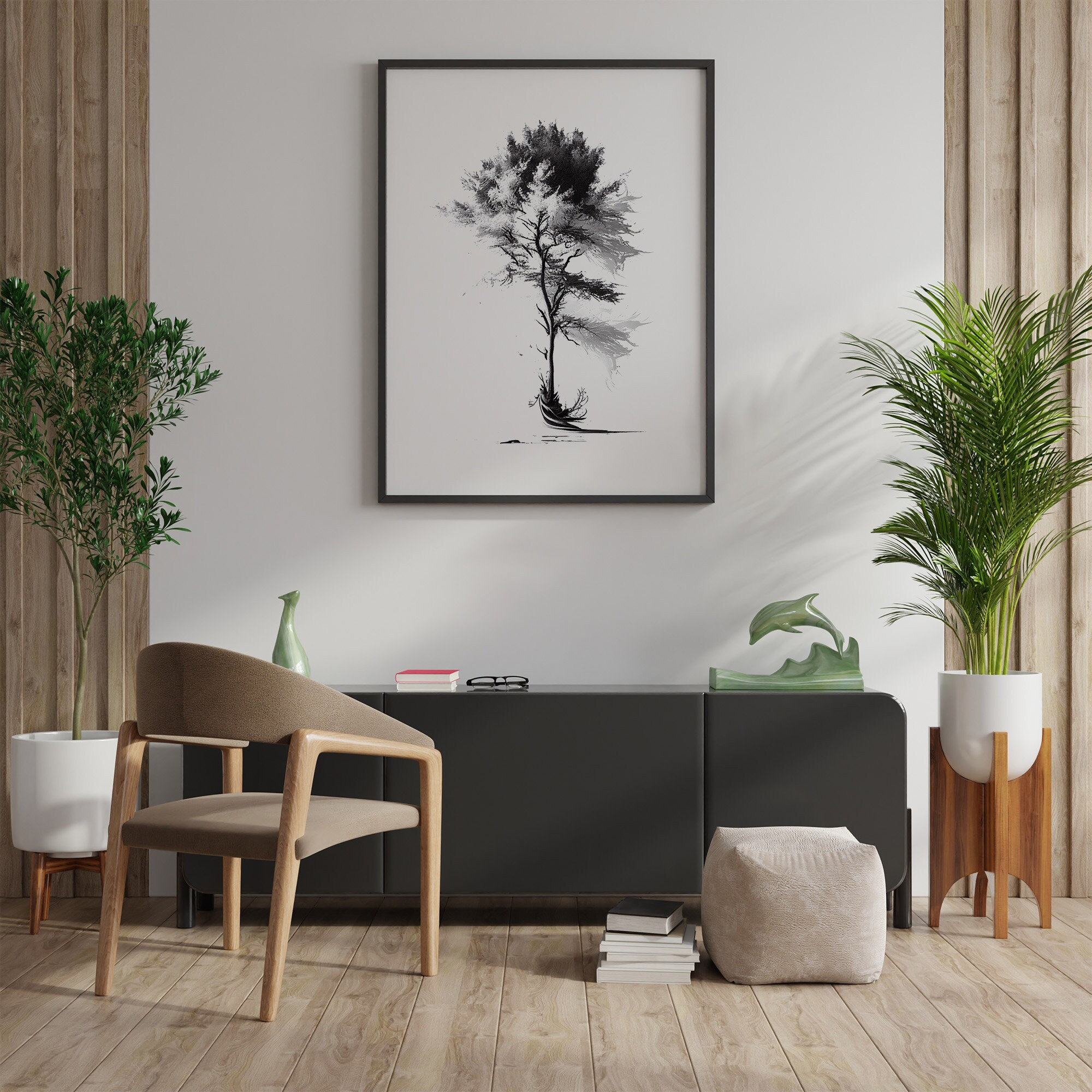 Printable Tree Poster for Home Decor Nature Decor Instant Download ...