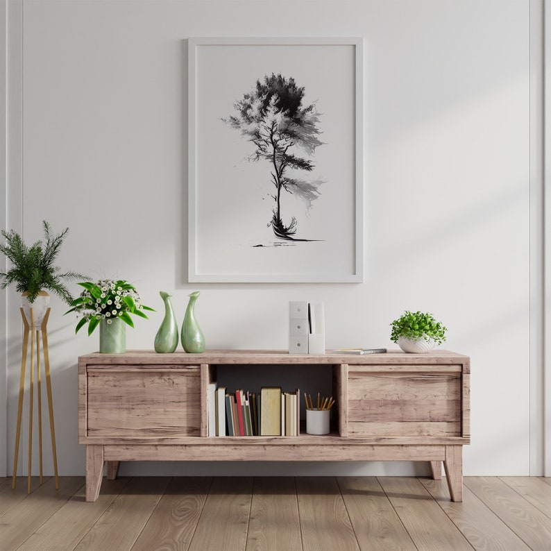 Printable Tree Poster for Home Decor Nature Decor Instant Download ...