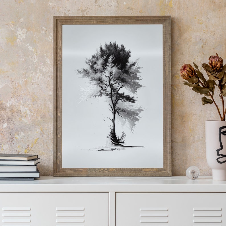 Printable Tree Poster for Home Decor Nature Decor Instant Download ...