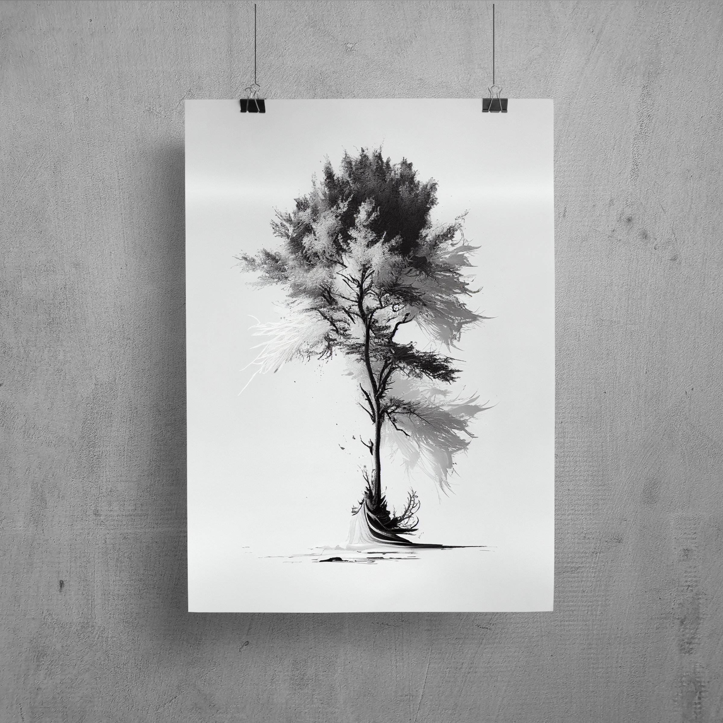 Printable Tree Poster for Home Decor Nature Decor Instant Download ...