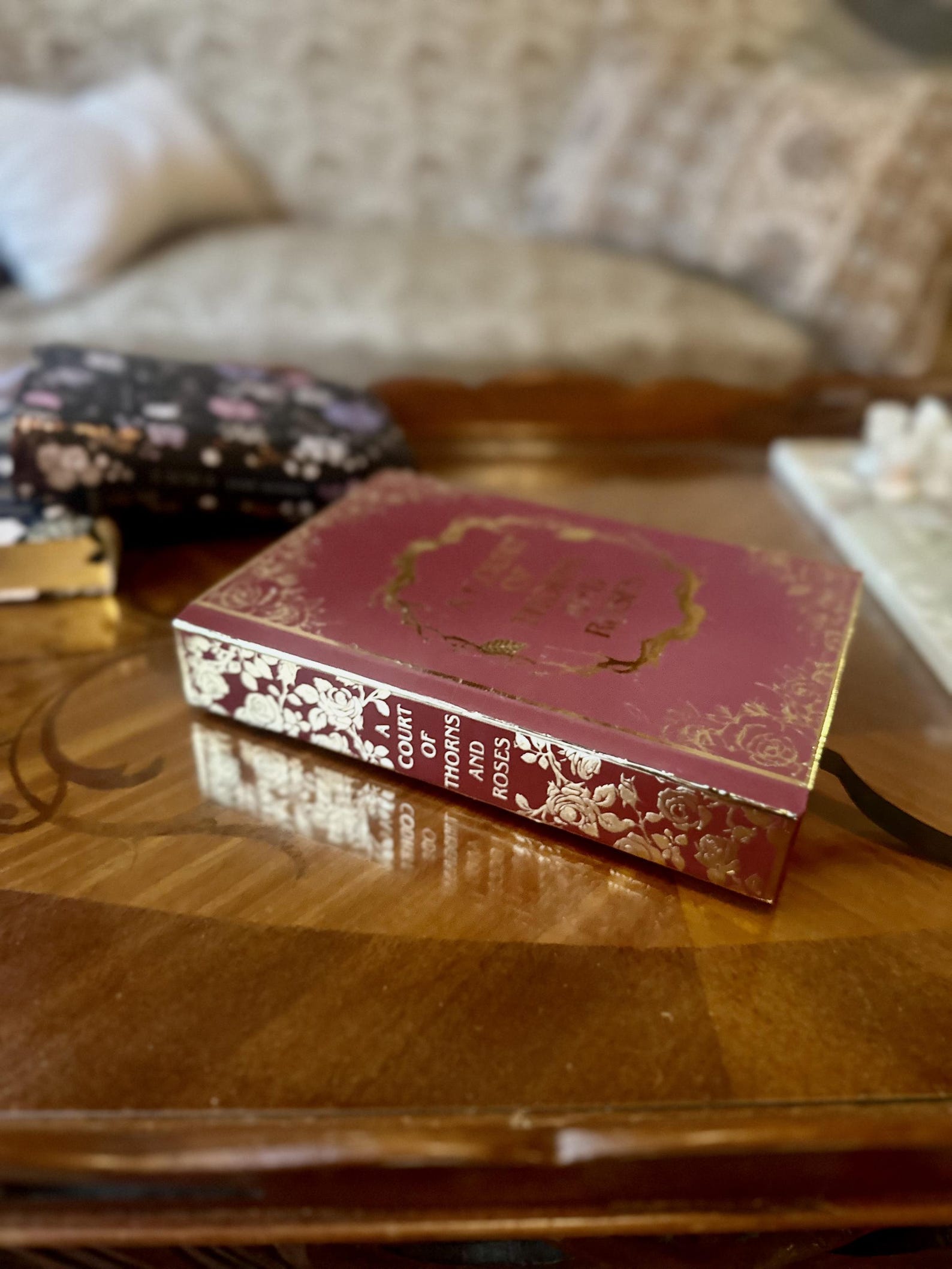 Acotar Rebound Book - Custom Book Bind With Gold and Added Built-in ...