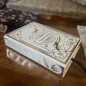 Fourth Wing Rebound Book - Custom Book Bind With Gold and Built-in ...