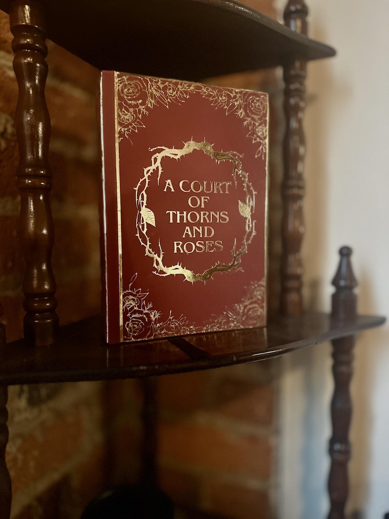Acotar Rebound Book - Custom Book Bind With Gold and Added Built-in ...